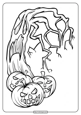 Princess Tiana Halloween Coloring Page