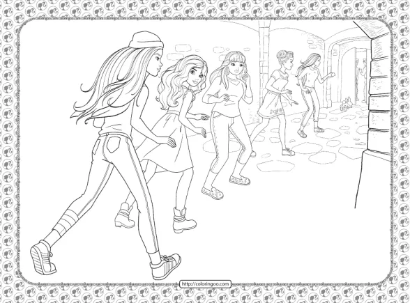Barbie Princess Adventure Coloring Pages 25