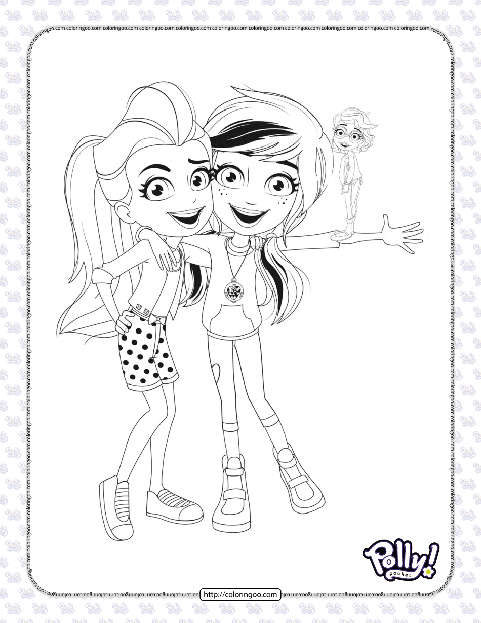 Free Printable Polly Pocket Coloring Pages