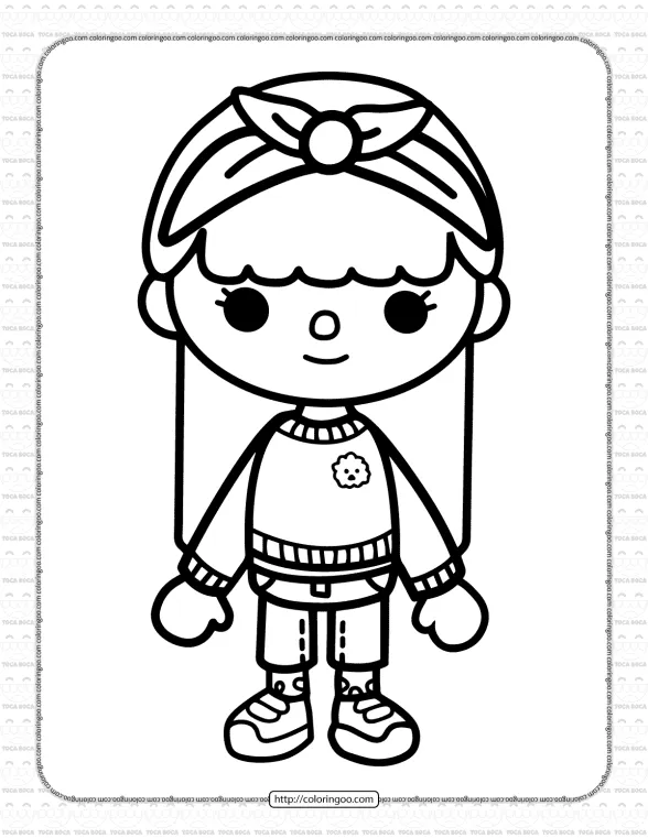 Toca Life Coloring Pages 3