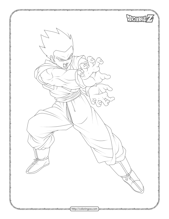 Dragonball Gohan Definitivo Coloring Pages