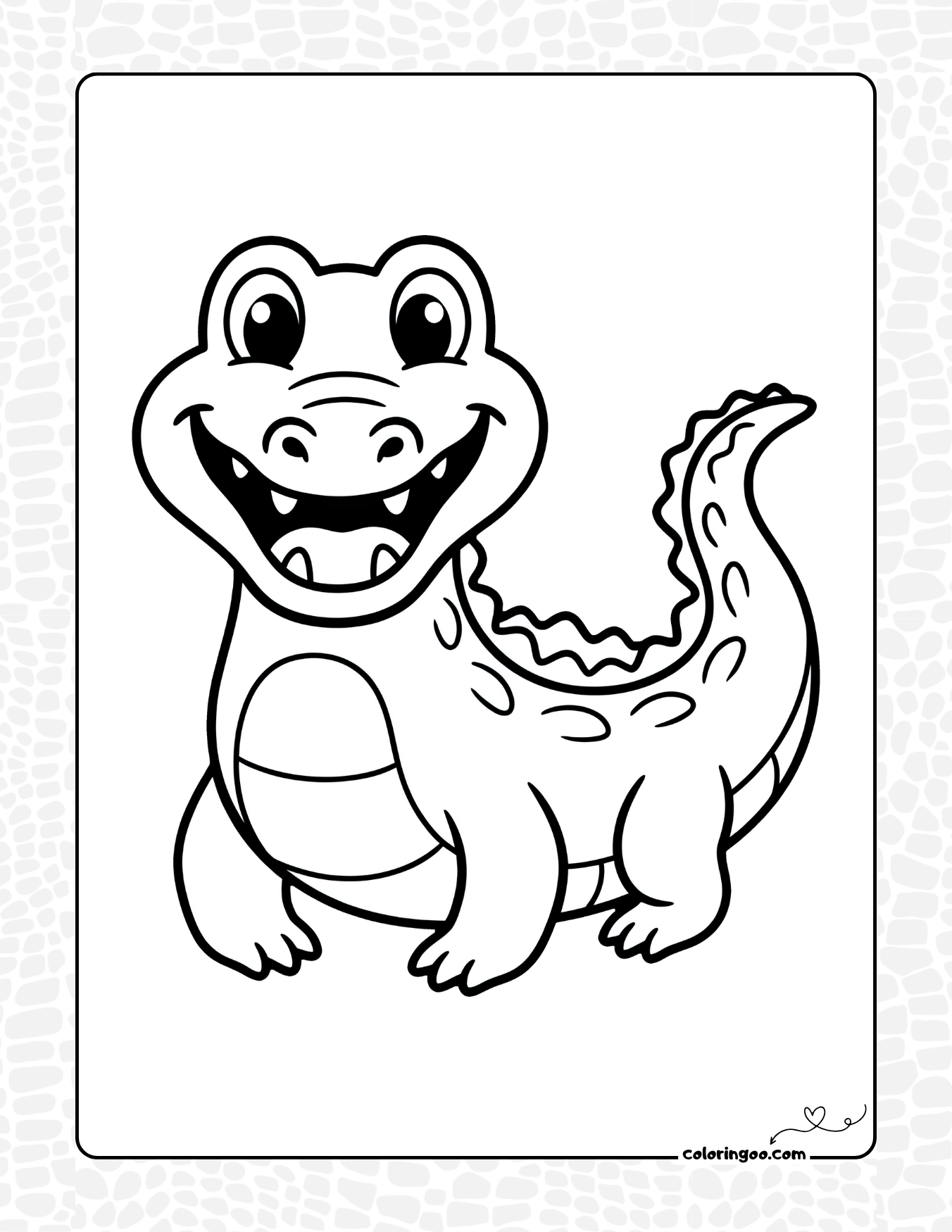 Alligator Colouring Book