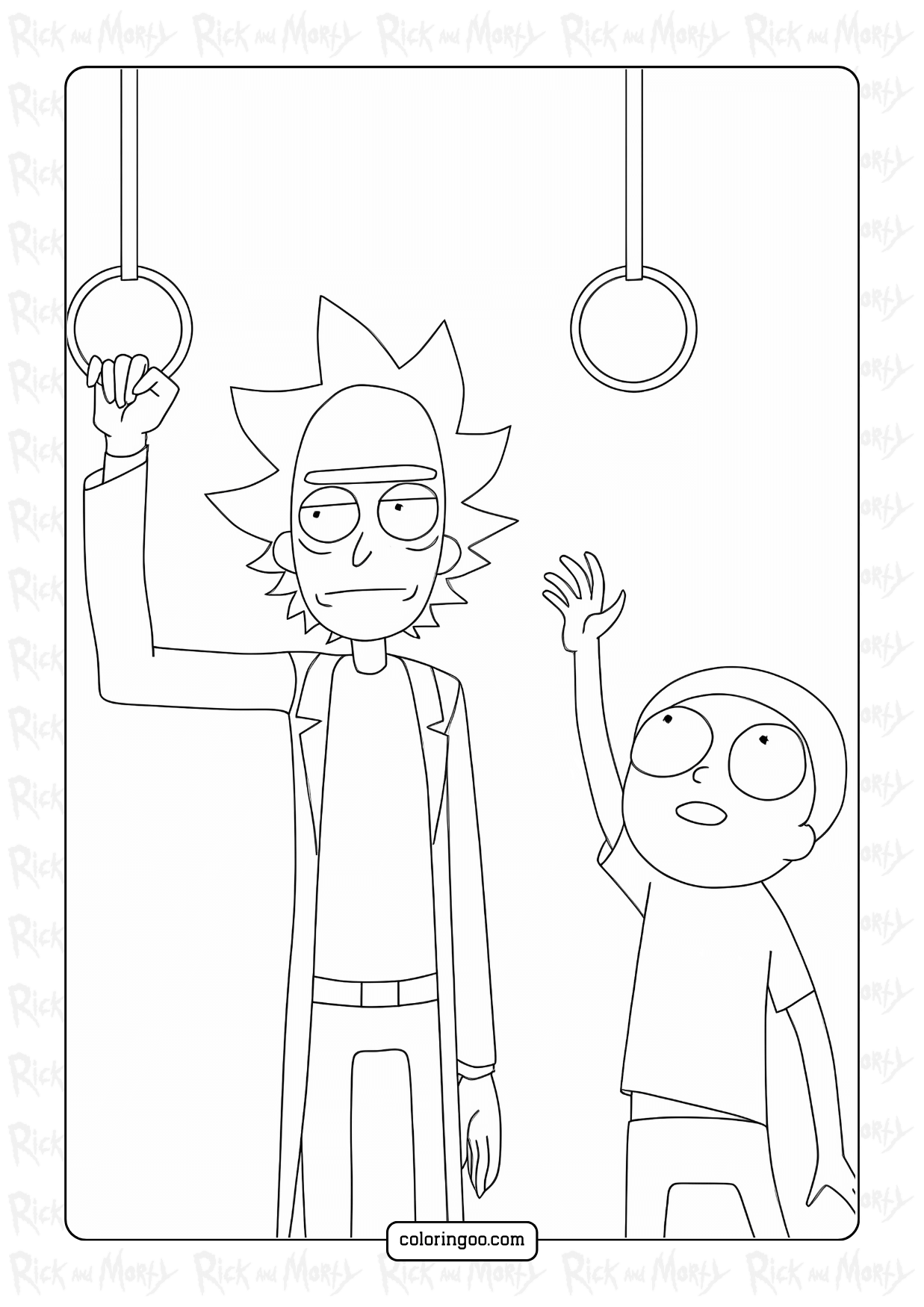 Rick and Morty Coloring